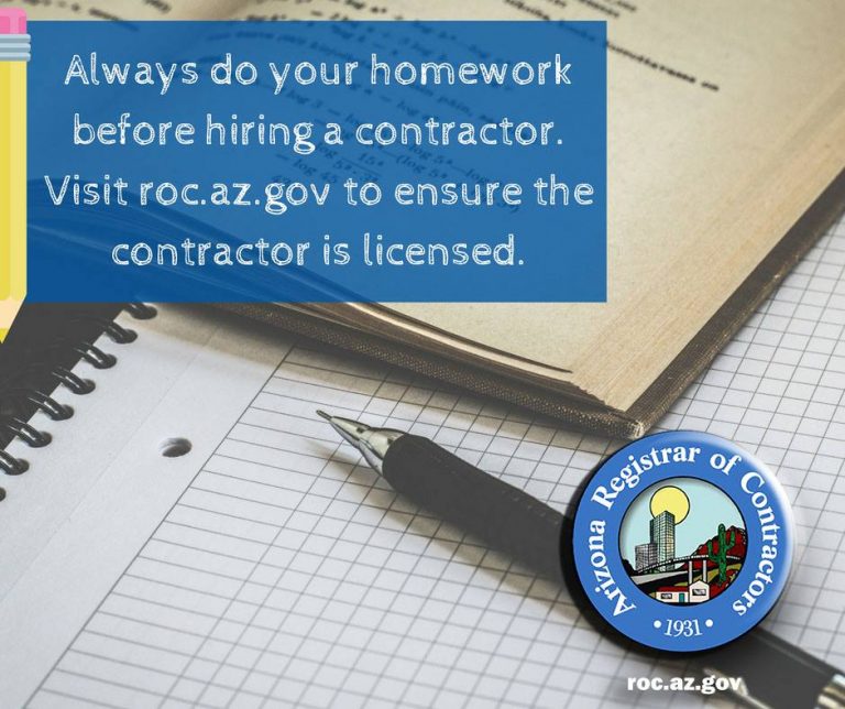Arizona Licensed, Bonded and Insured Contractor - Why It's Important
